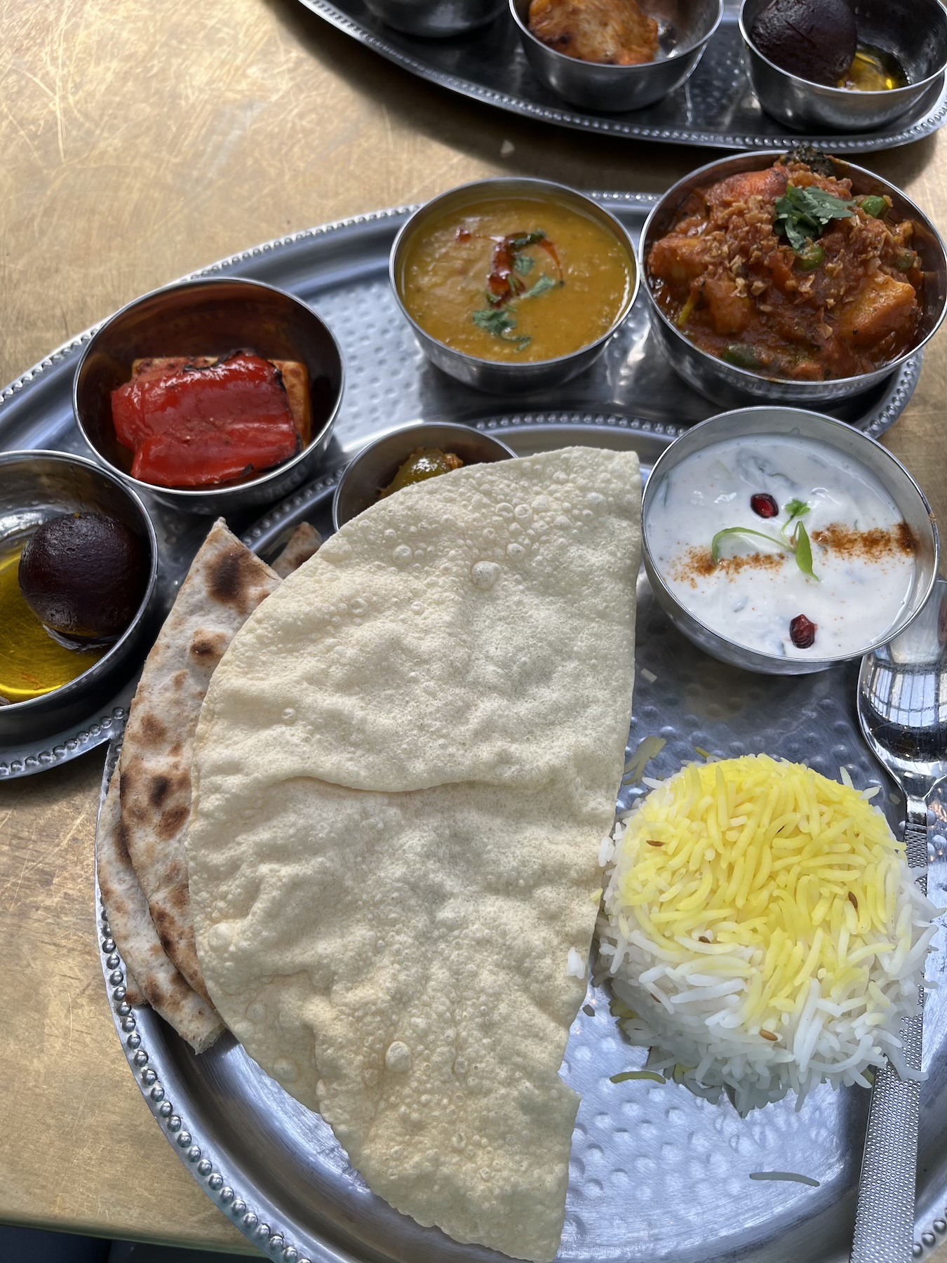 Thali lunch at Dabbawal, Newcastle - Newcastle Eats